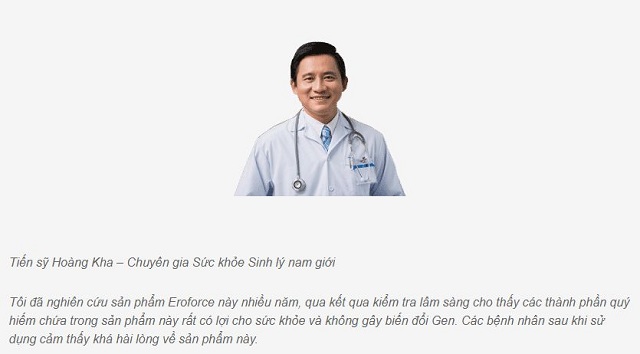 Eroforce Là Thuốc Gì, Có Tốt Thật Không, Giá Bán 2020, REVIEW Của Khách ...